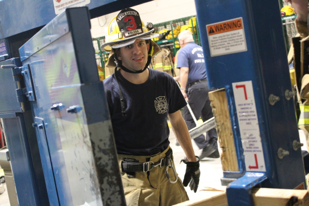 Forcible Entry Training - Cave Spring Volunteer Fire Department
